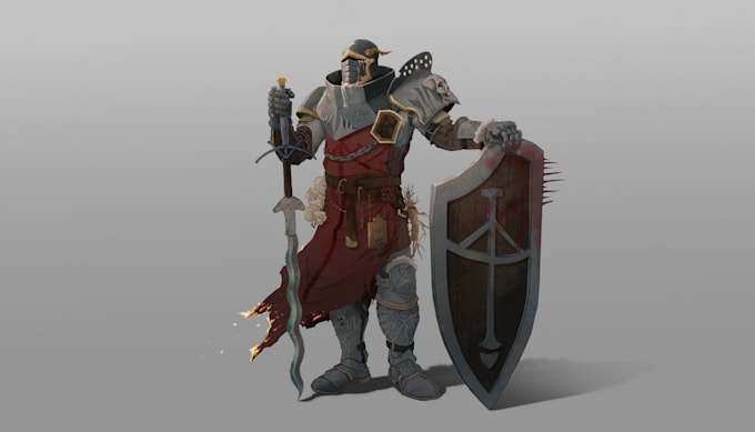 Create a full character design sheet by Federicoart | Fiverr