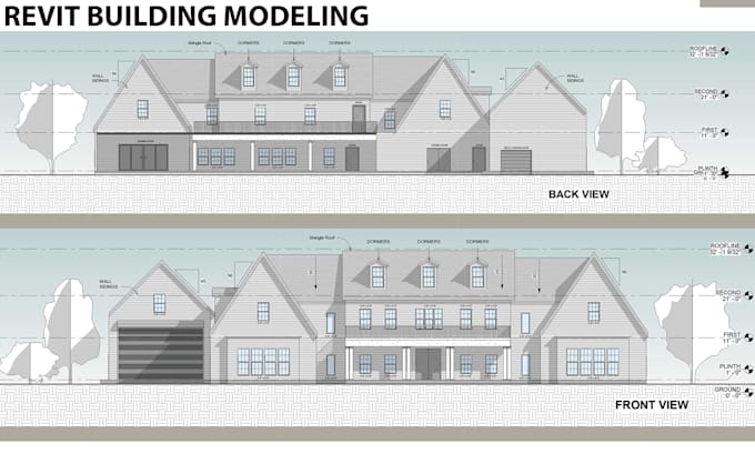 Do revit architecture design and 3d bim modeling by Mouzzam_aly | Fiverr