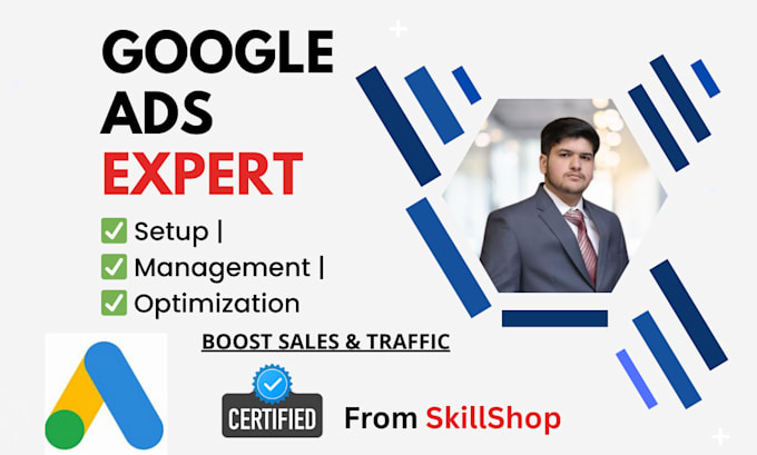 Setup, optimize, and manage your google ads campaigns by Spark_line | Fiverr