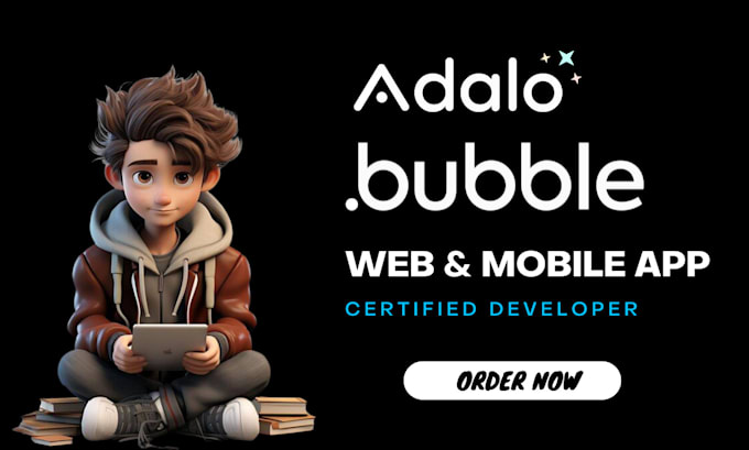 Develop bubble adalo bubble io website buildfire web app saas mvp mobile app by Gloriadaniella ...