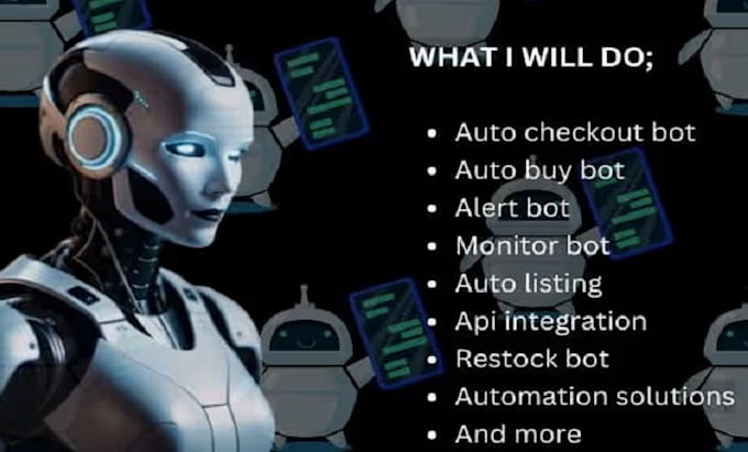 Build auto checkout bot, pokemon bot, popmart checkout bot, auto buying bot by Asho_gbengam | Fiverr