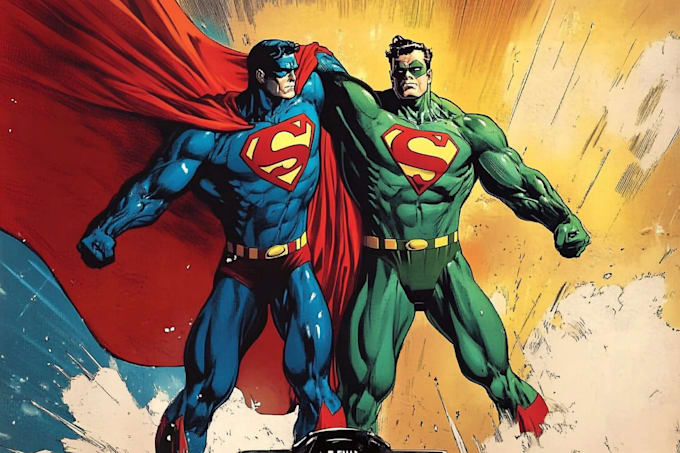 Draw your favorite superhero character and comic by Minimusuo | Fiverr