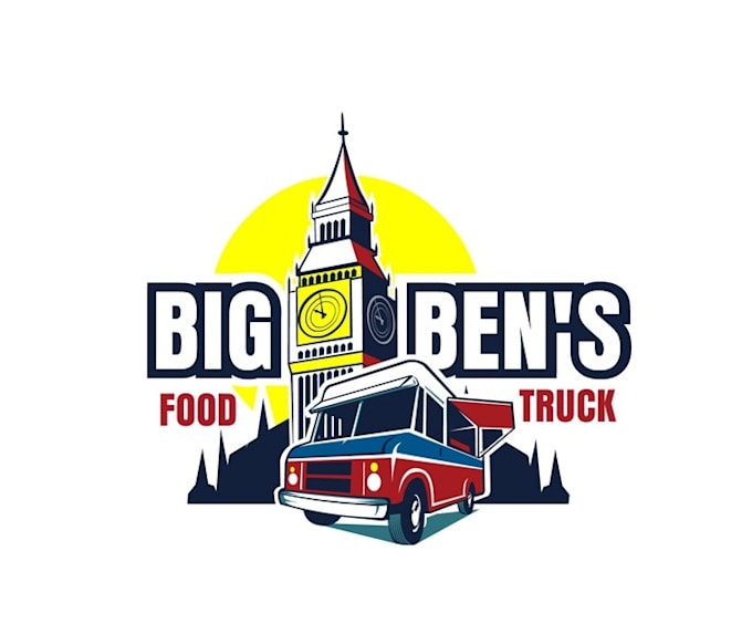 Design modern colorful food truck logo by Sienna_embling | Fiverr