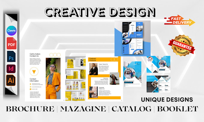 Creatively design product catalogue brochure magazine leadmagnet company catalog by Moses ...