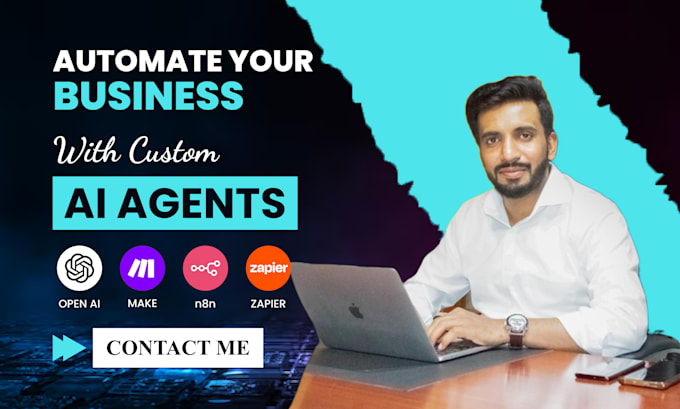 Build ai agent and workflow automation using make or zapier or n8n by Bindigital | Fiverr