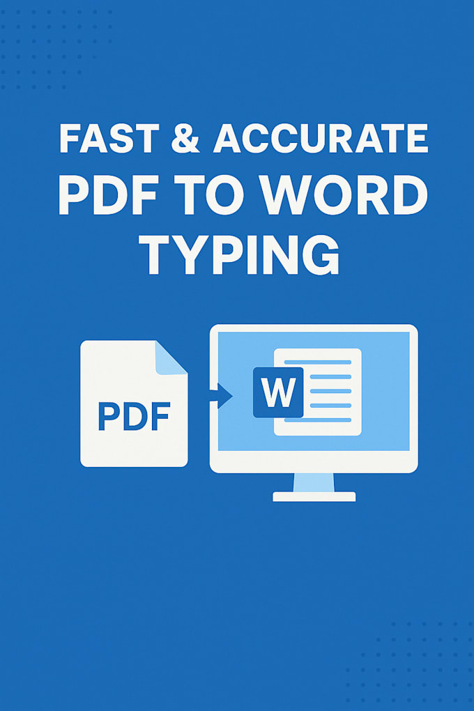 Retype and convert your pdf or scanned documents to word by Dian ...