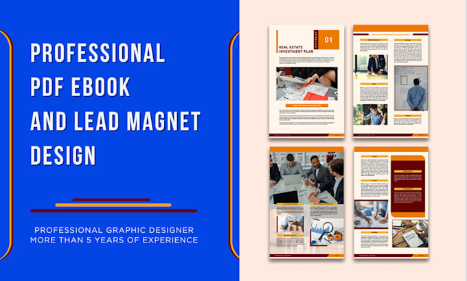 Design pdf workbook, lead magnet, brochure, worksheet, ebook design in ...