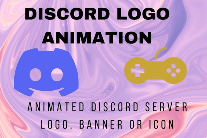 Design discord logo animation banner icon to boost your server ...