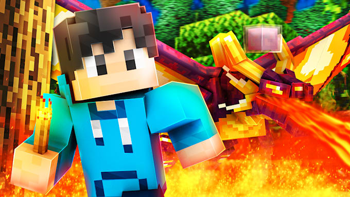Designed detailed professional minecraft thumbnails by Sparkygfx_ | Fiverr