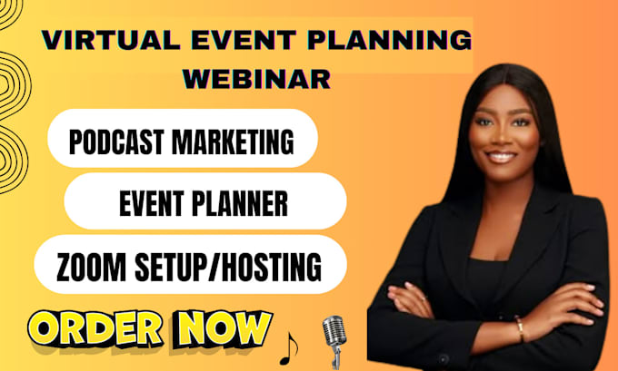Moderate and assist zoom webinars virtual events by Queenabby5 | Fiverr