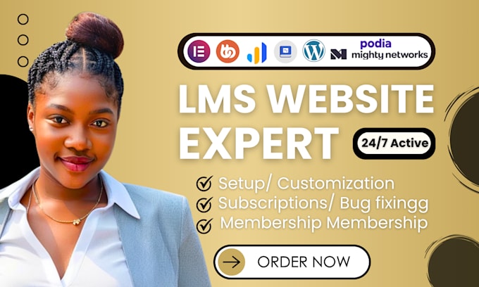 Build wordpress lms website with learndash, buddyboss tutor lms pro, masterstudy by Temiladerose ...