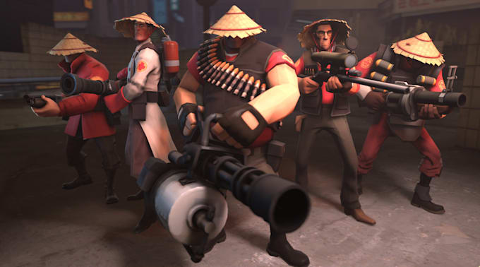 Create or port 3d playermodel, sfm model, gmod character, tf2 model, gmod, mmd by Thunrayy | Fiverr