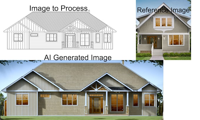 Transform autocad 2d drawings into a realistic 3d ai image by ...