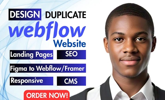 Design or develop webflow website figma to webflow clone webflow webflow expert by Mat_hias01 ...