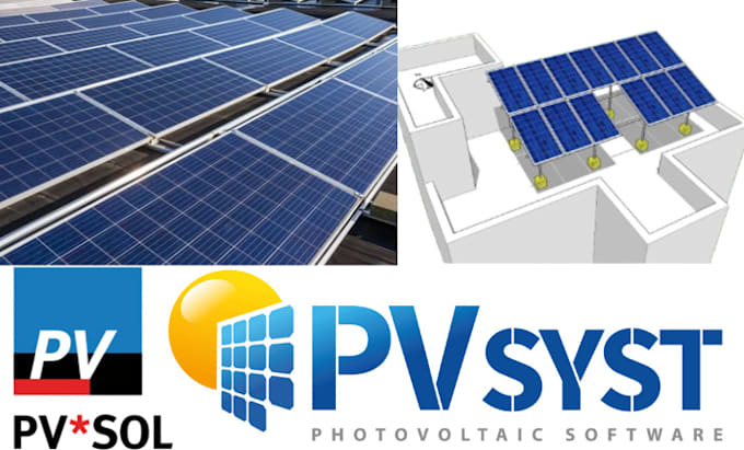 Do solar permit design, pv system, solar carport with pylon, pvsol and pvsyst by Tom_pvsyst | Fiverr