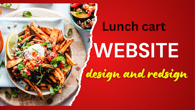 Setup lunch cart website design, lunch web redesign, store seo by ...