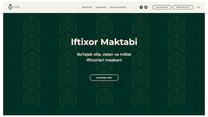 Create a modern and responsive website using html, css, js and react by ...