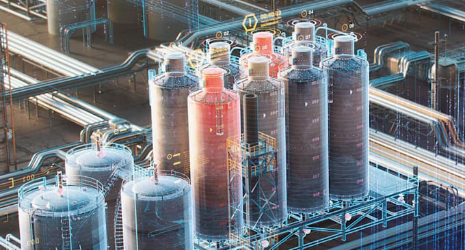 Create 3d oil and gas animation, manufacturing oil and gas drilling ...