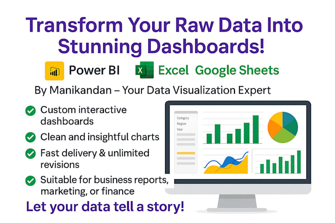 Clean,analyze, and visulization your data using excel by Mani4211 | Fiverr