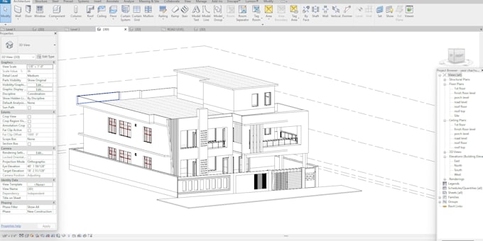 Provide revit 3d modeling, bim, and architectural visualization by ...