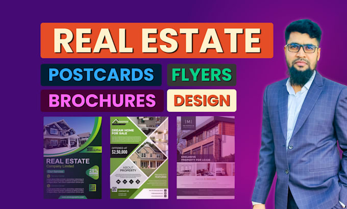 Design professional real estate postcards, flyers, and brochures by ...