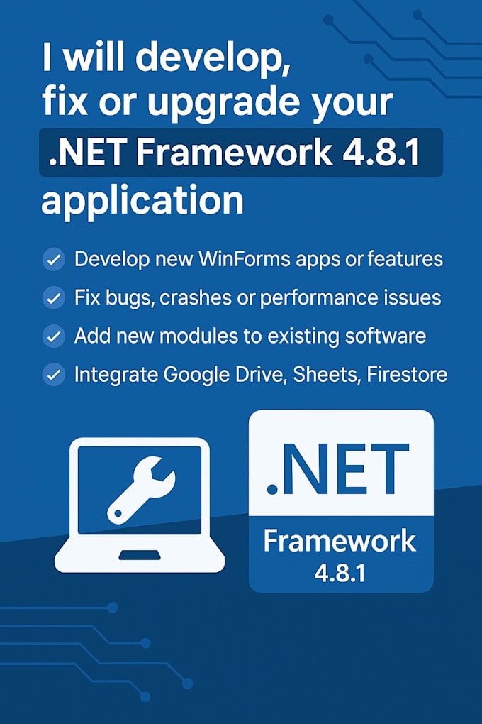 Desarrollador full stack net framework by Neimex23 | Fiverr