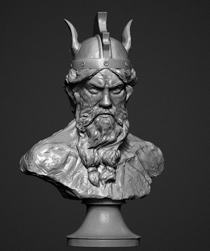 Design headbust,viking bust,medieval bust,stl,realistic headbust,3d ...