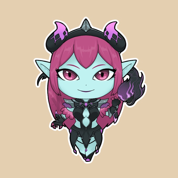 Chibi art for you by Lunhaw_art | Fiverr