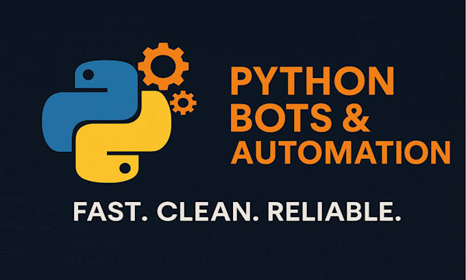Build python bots, automation, scripts, python projects by Hashbang | Fiverr