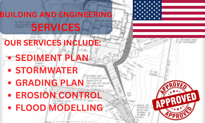 Design grading, drainage, stormwater erosion and sediment plans with pe ...