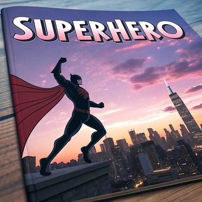 Create a comic cover page design and illustration by Eltonristian | Fiverr