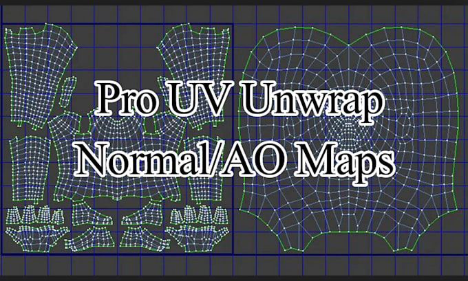 Unwrap uvs and bake normal or ao maps for your 3d model by Orserik | Fiverr