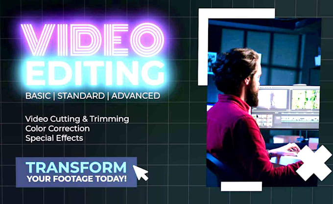 Video editing logo editing by Ranchi_rider_70 | Fiverr