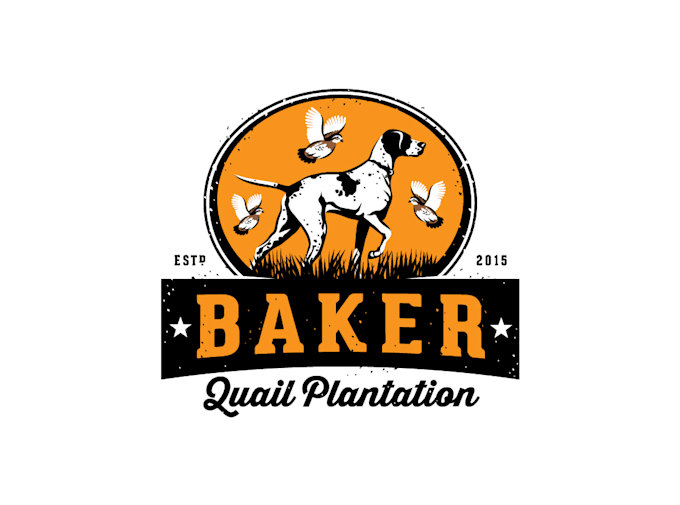 Design a rustic baker quail plantation logo by Larue_douglas | Fiverr