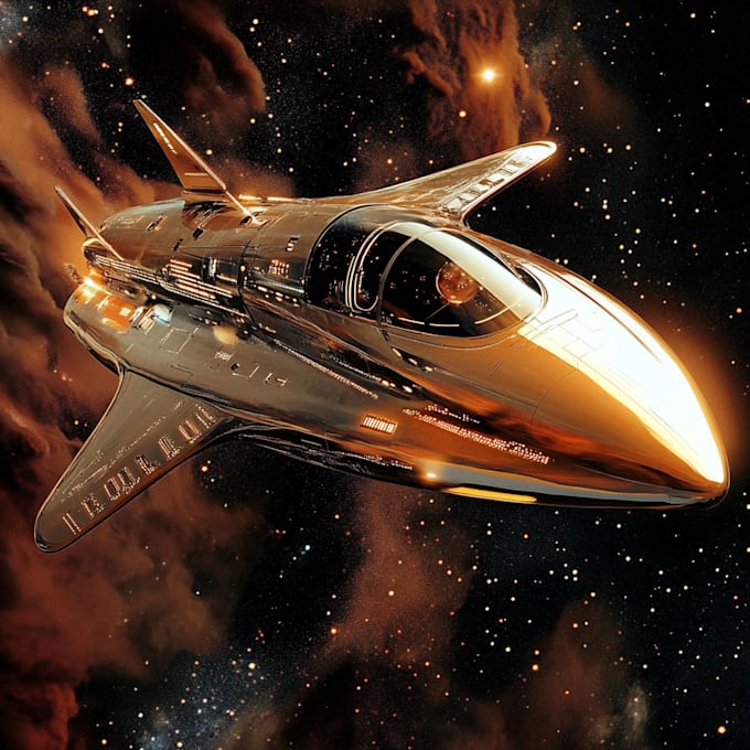 Draw sci fi illustration and sci fi art by Ettadwen | Fiverr