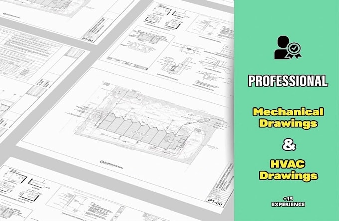 Draw 2d floor plan, hvac plan, electrical plan, plumbing plan, autocad ...
