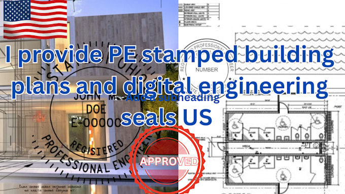 Provide pe stamped building plans and us engineering stamp within 24hrs ...