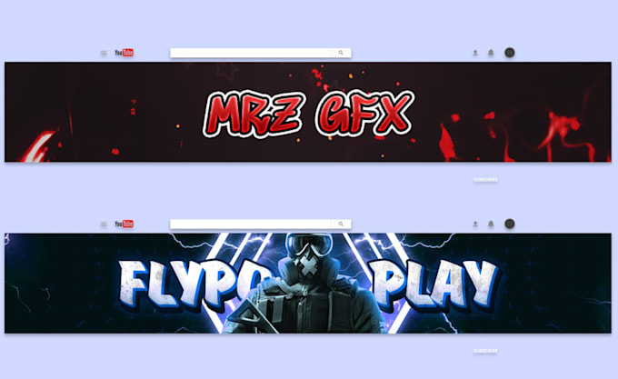 Design classy creative youtube banner by Mrz_reda | Fiverr