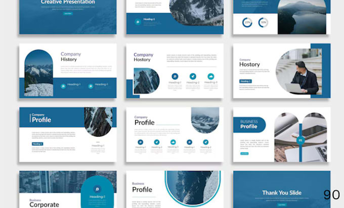 Design business canva slide presentation, prezi, zoho, pitch deck presentation by Annakraus1 ...