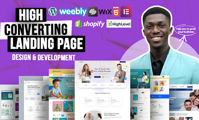 Do high converting landing page sales funnel for wordpress shopify wix website by Dr_microsoft ...