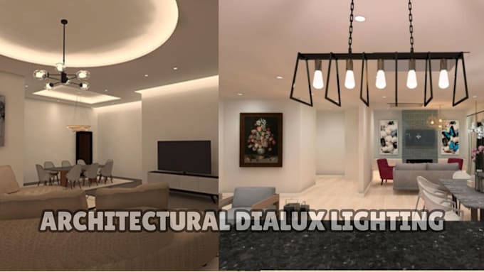 Create a dimensional layout for a lighting design plan interlor design, dialuk by Thomas_warrent ...
