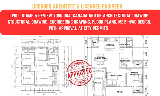 Draw stamp architectural engineering drawings city permits mep floor ...