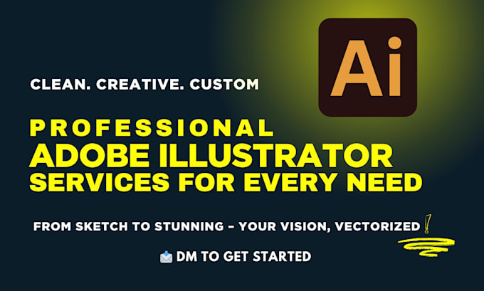 Create custom vector art and illustrations in adobe illustrator by ...