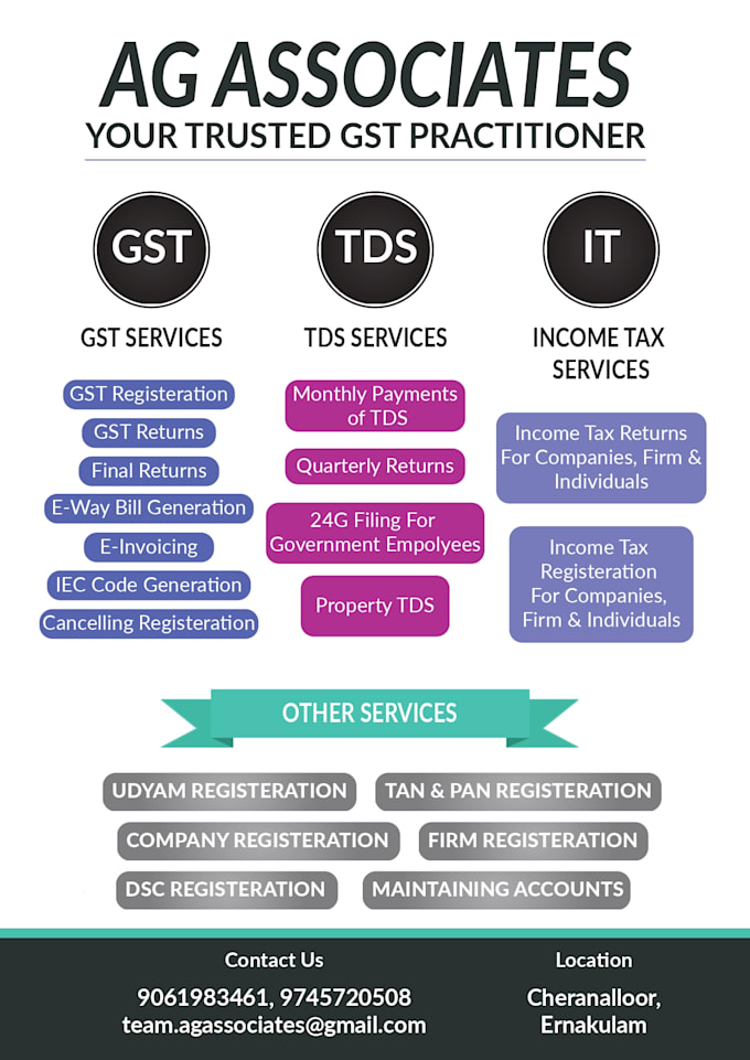 Professionally file your tds returns and tds compliance by Associatesag ...