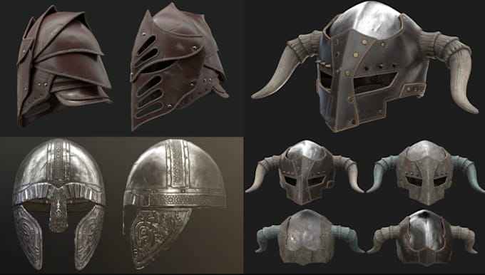 Sculpt 3d weapon model, 3d gun, 3d mask, 3d helmet with texture for 3d ...