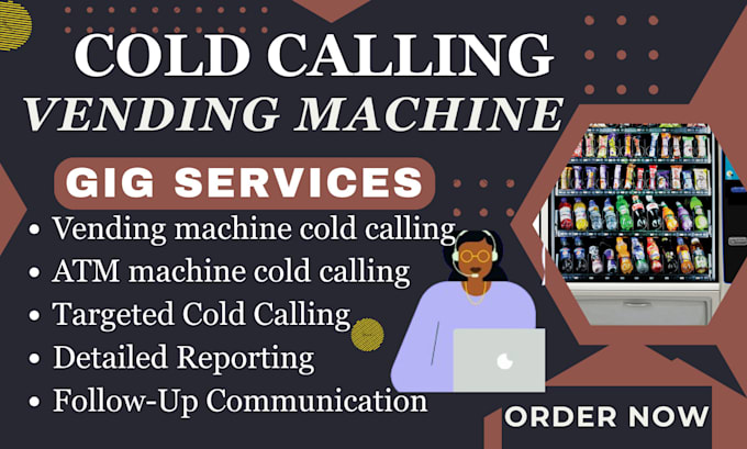 Do cold calling for high traffic vending machine locator atm machine ...