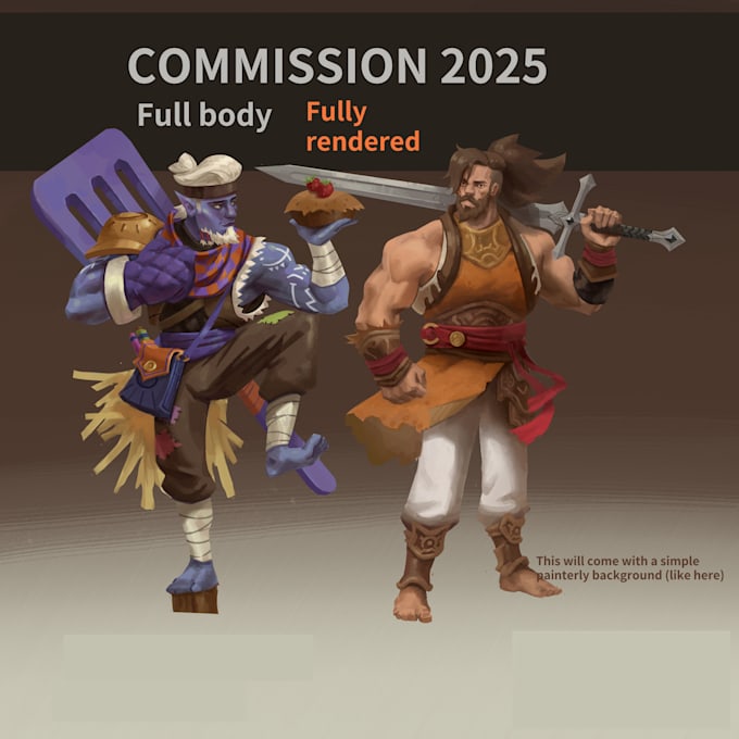 Draw your character concept art, dnd, tabletop, fanart by Giaphoc | Fiverr