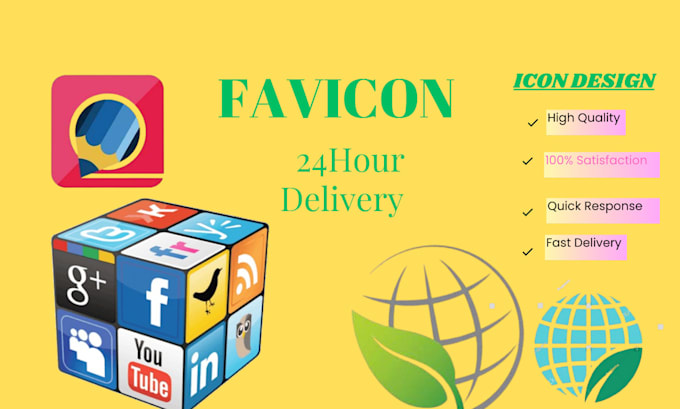 Create a modern favicon for you by Sardar_hussain1 | Fiverr