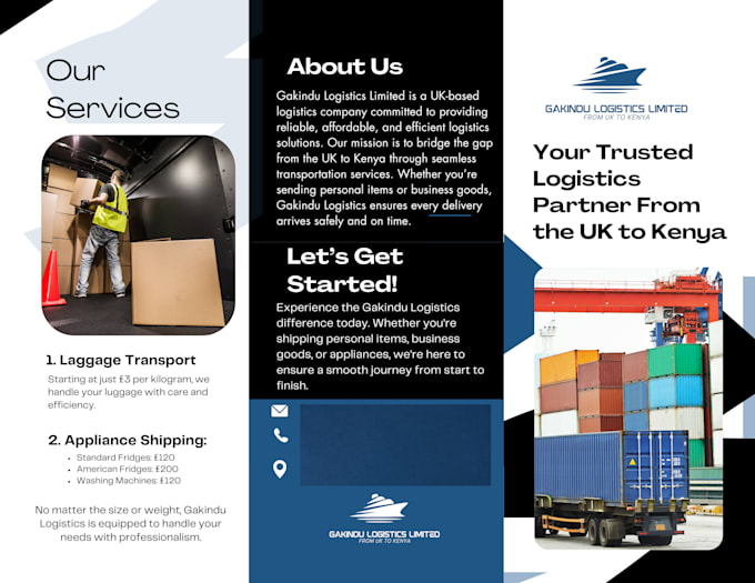 Design business brochures and leaflets for your business by Kariri_eric ...