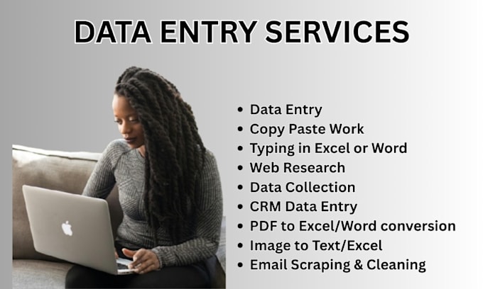 Do accurate fast data entry by Jessygray | Fiverr